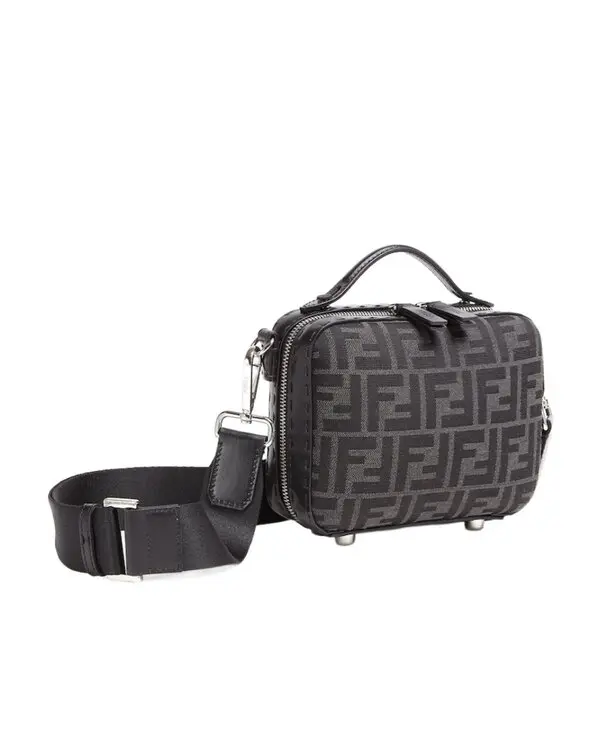 Fendi Ff Jacquard Zipped Mini Tote Bag