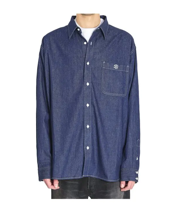 Celine Long-sleeved Denim Shirt