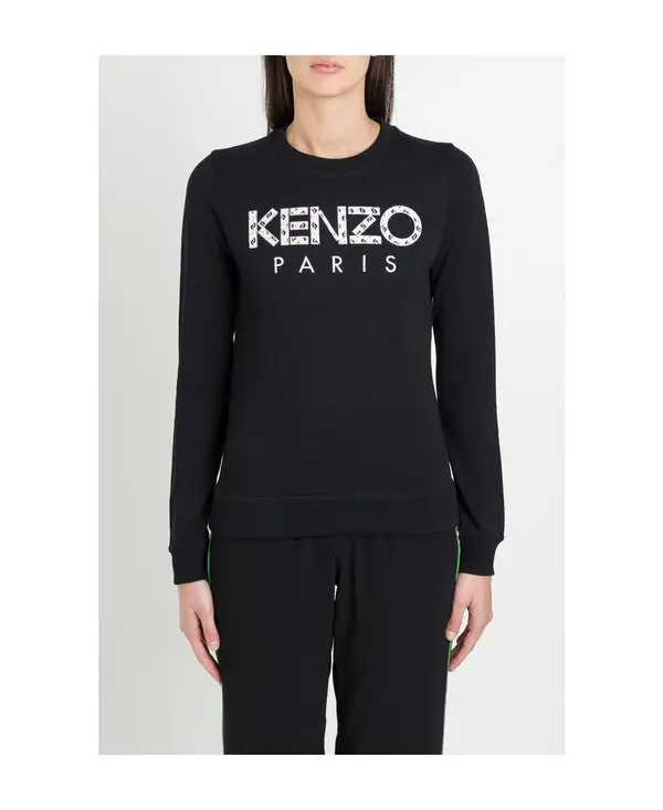 Kenzo Logo Decal Crewneck Sweater