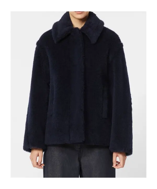 Max Mara Fuggito Collared Jacket - Black