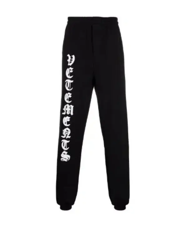 Vetements Logo Logo Sweatpants - Black
