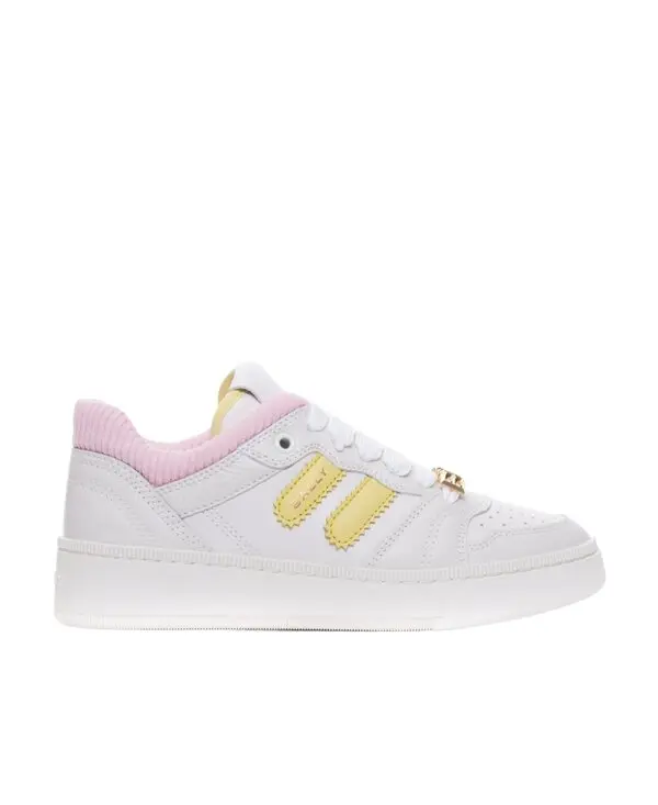 Bally Logo Plaque Lace-up Sneakers - White