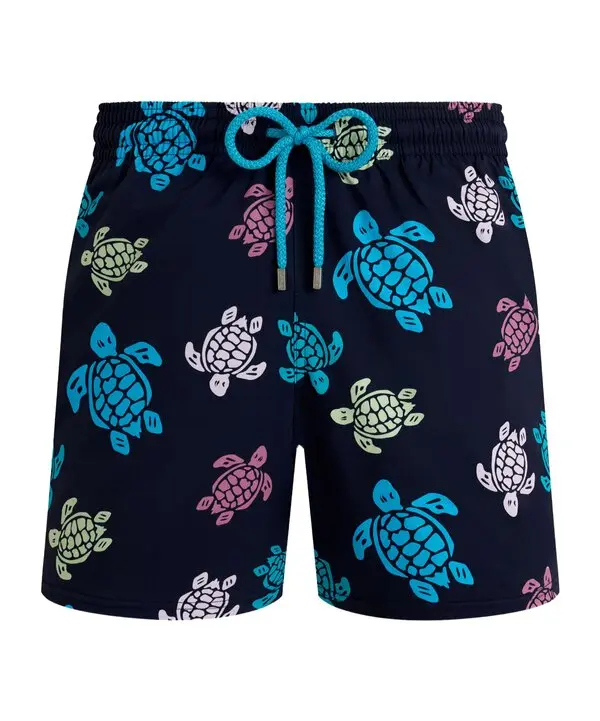 Vilebrequin Turtle Print Swim Shorts - Navy