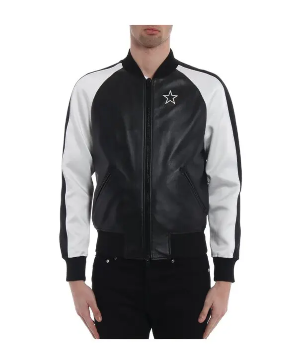 Givenchy Embroidered Star Pilot Jacket