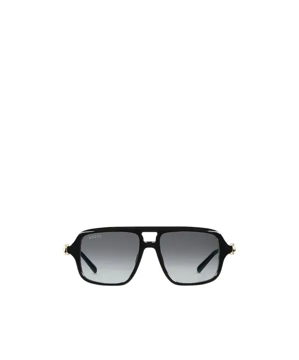 Gucci Navigator Frame Sunglasses - Black