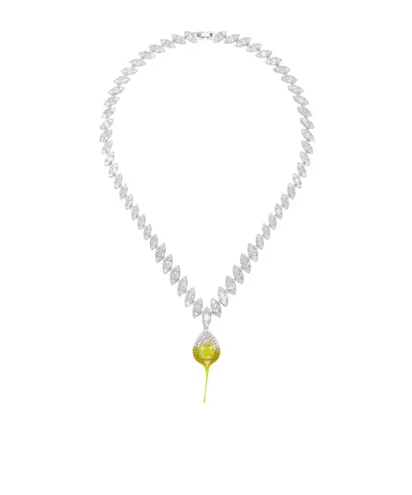 Ottolinger Dipped Diamond Necklace - White