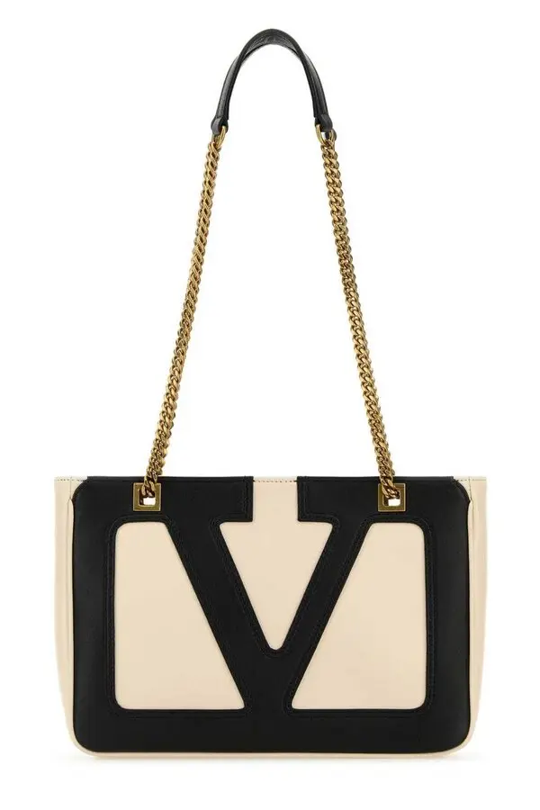 Valentino Garavani Viva Superstar Vlogo Signature Small Shoulder Bag - Black