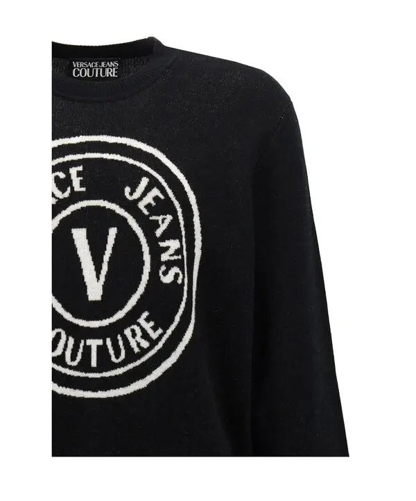 Versace V-emblem Crewneck Jumper