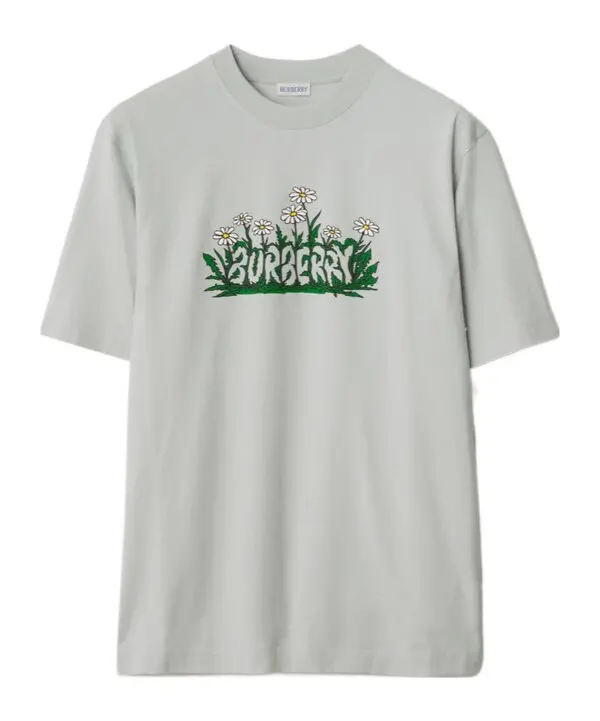 Burberry Logo Printed Crewneck T-shirt - Winter