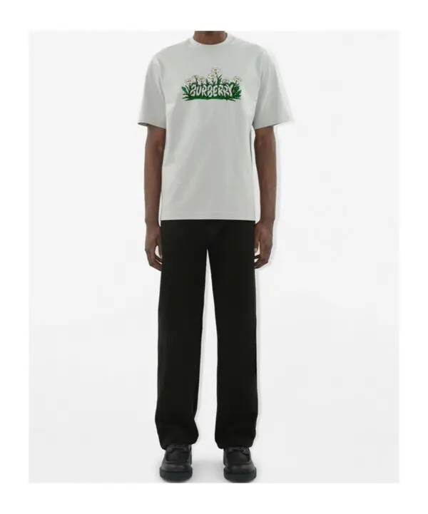 Burberry Logo Printed Crewneck T-shirt - Winter