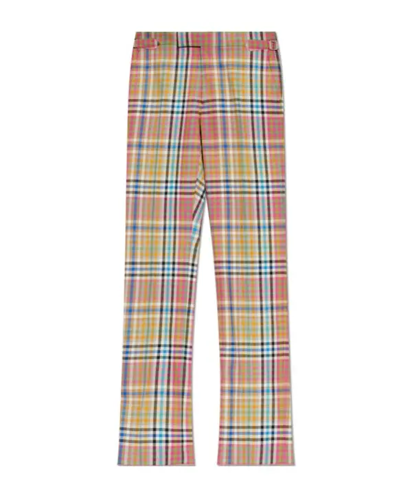 VIVIENNE WESTWOOD Checked Pattern Trousers - Multicolor