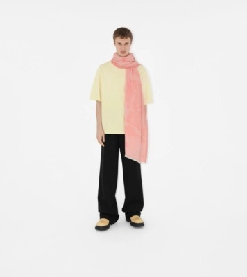 Burberry Ekd Intarsia-knit Scarf