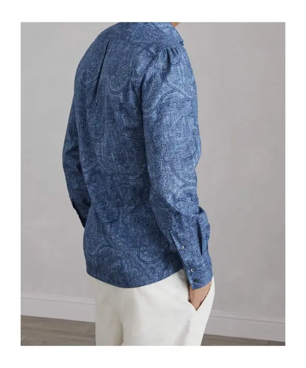Brunello Cucinelli Patterned Jacquard Buttoned Shirt