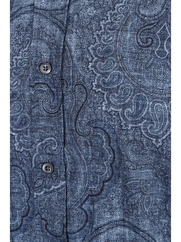 Brunello Cucinelli Patterned Jacquard Buttoned Shirt