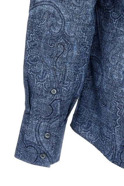 Brunello Cucinelli Patterned Jacquard Buttoned Shirt