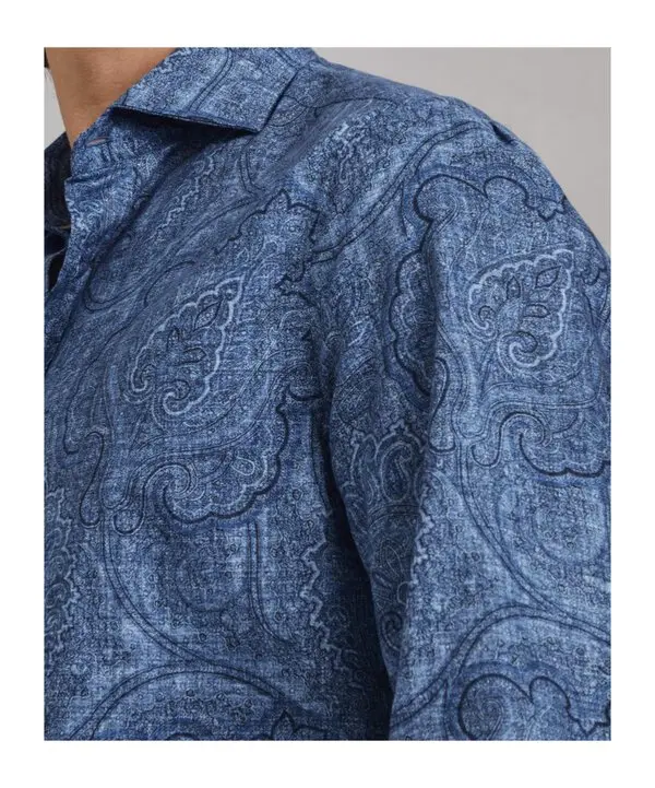 Brunello Cucinelli Patterned Jacquard Buttoned Shirt