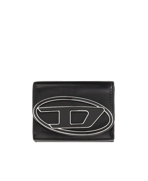DIESEL® 1dr Leather Wallet - Black
