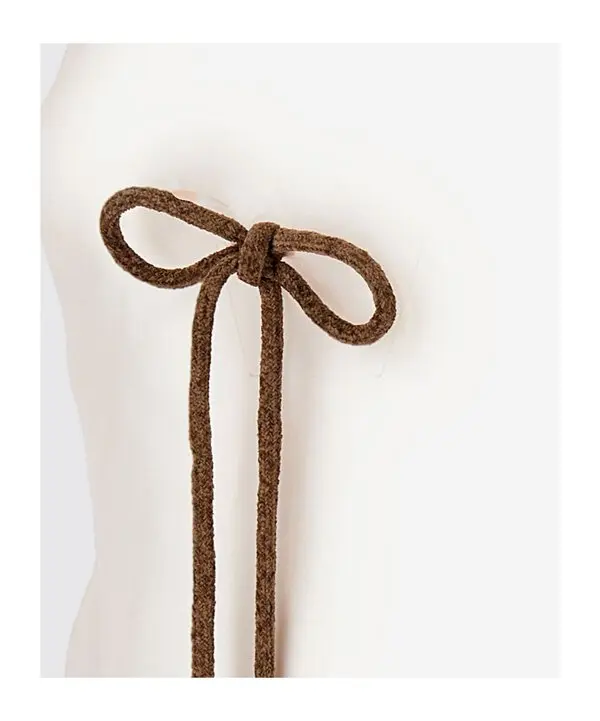 Simone Rocha Sleeveless Top With Bow Detail - Nude