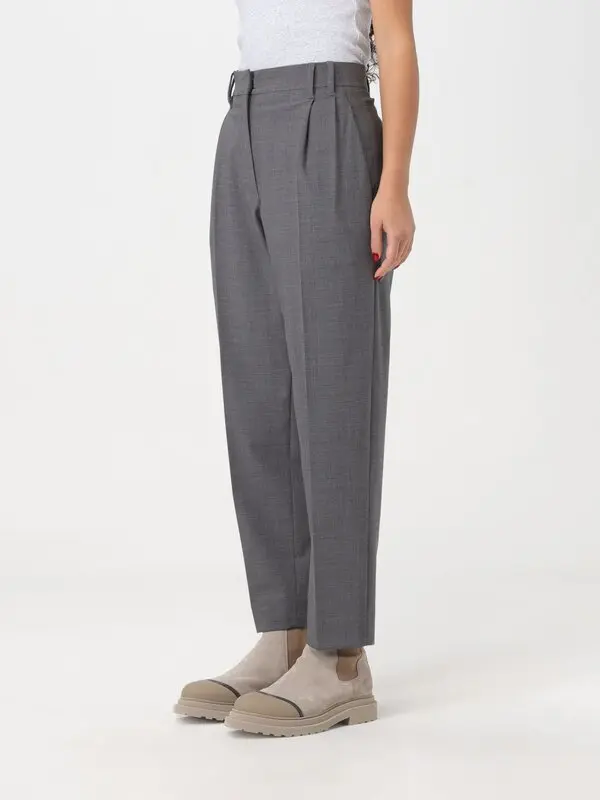 Brunello Cucinelli Pleated Tailored Trousers - Black