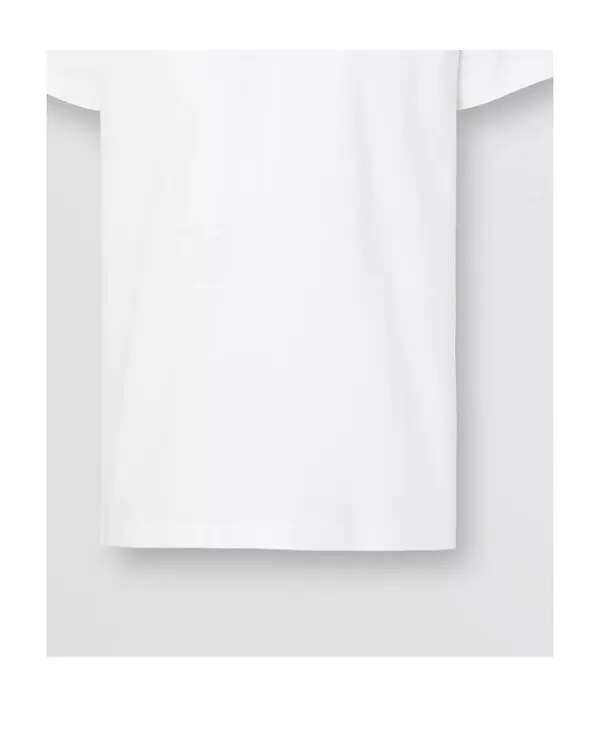 Burberry Logo Embroidered Crewneck T-shirt - White