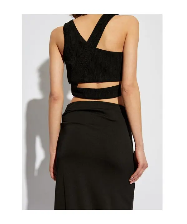 IRO PARIS Asymmetrical Neckline Vest