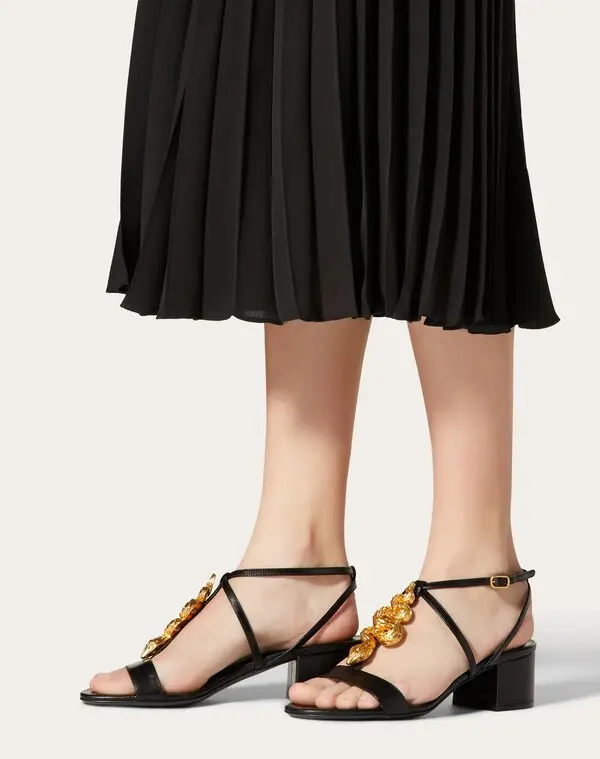 Valentino Garavani Snake Embellished High-heeled Sandals