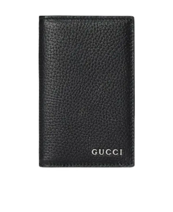 Gucci Logo Plaque Bifold Wallet