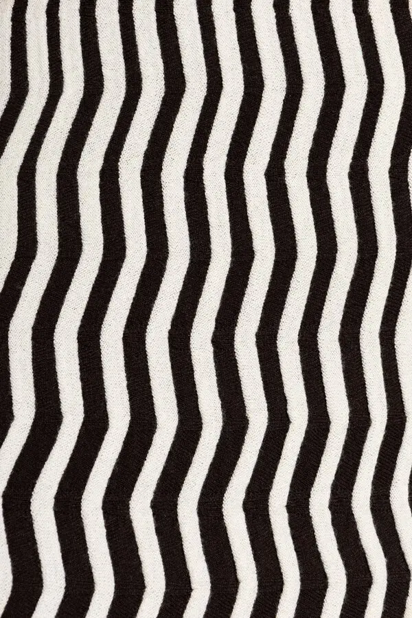 Bottega Veneta Two-toned Striped Knit Maxi Dress