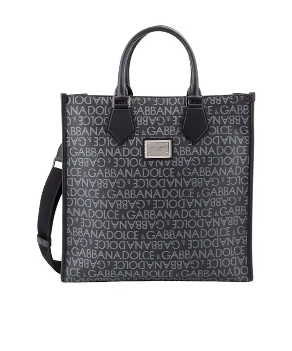 Dolce & Gabbana Logo Tote Bag - Black