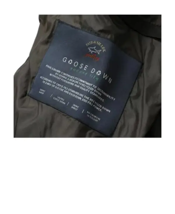 PAUL  SHARK Paul & Shark Logo Patch Hooded Down Vest