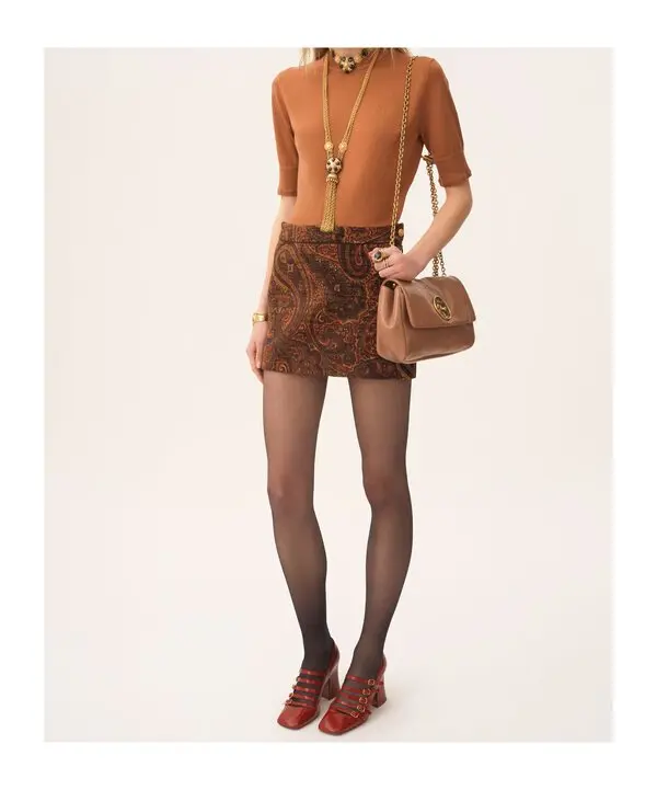 Chloé Paisley Jacquard Mini Skirt
