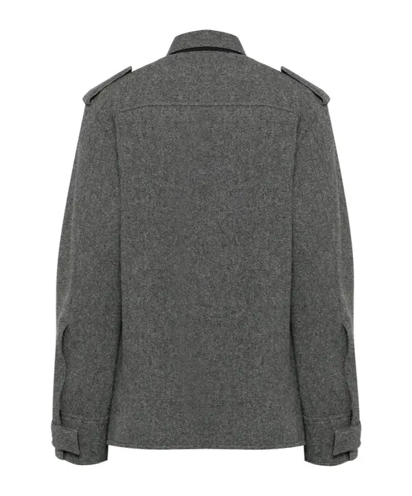 JIL SANDER Textured Zipped Shirt