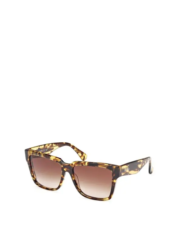 Max Mara Square Frame Sunglasses - Brown