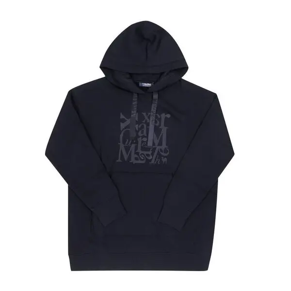 Max Mara Long Sleeve Hooded Sweatshirt - Black