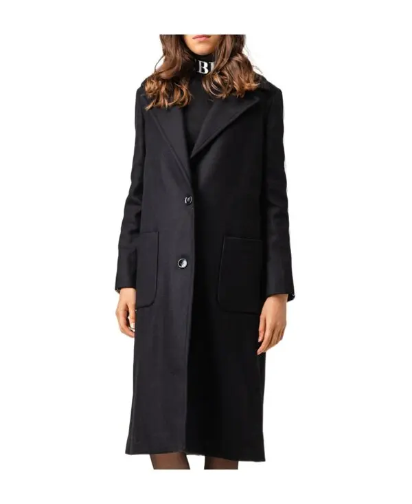 Iceberg Long Coat With Notched Lapel