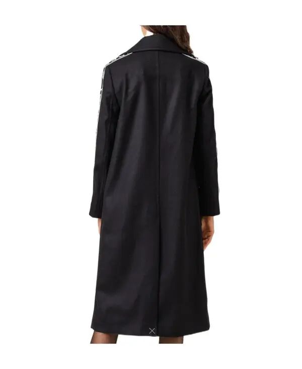 Iceberg Long Coat With Notched Lapel