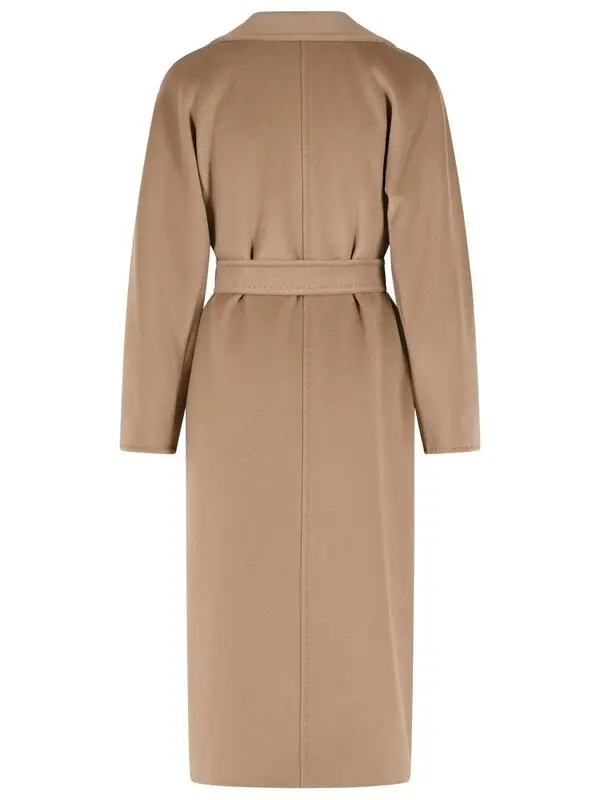 Max Mara Double-breasted Belted Coat - Camel