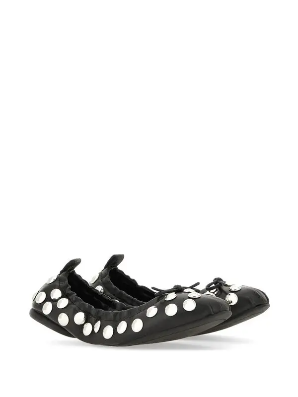 Hogan Studded Ballerina Flats