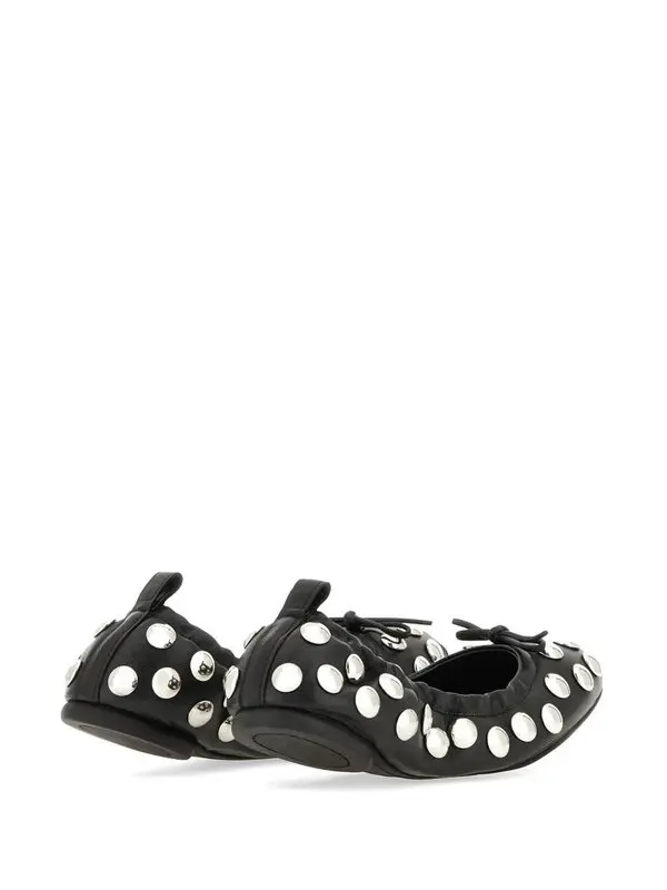 Hogan Studded Ballerina Flats