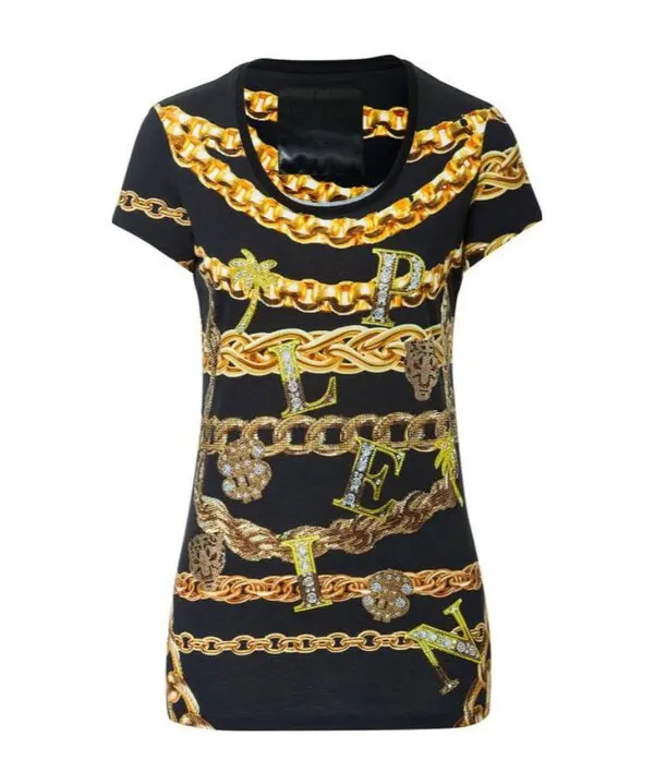 Philipp Plein Logo Detail T-shirt - Black