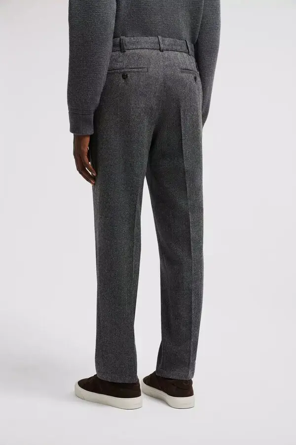 Moncler Logo Patch Straight-leg Trousers