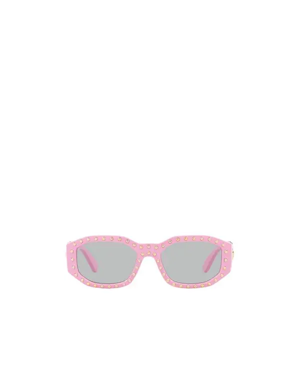 Versace Rectangular Frame Sunglasses - Pink