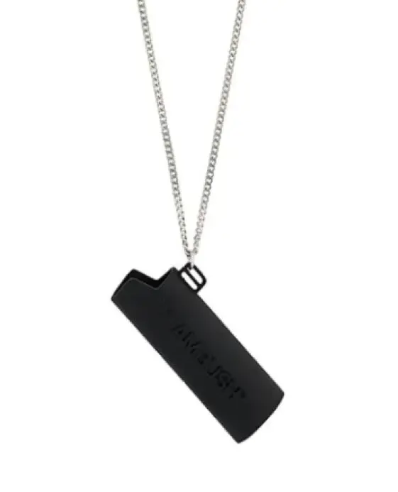 AMBUSH Lighter Pendant Necklace - Black