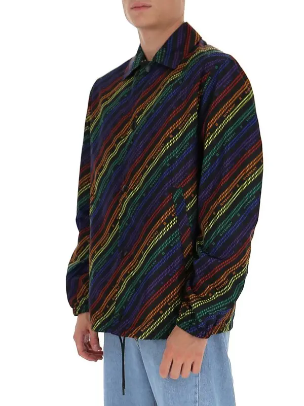 Givenchy Chain Print Buttoned Jacket