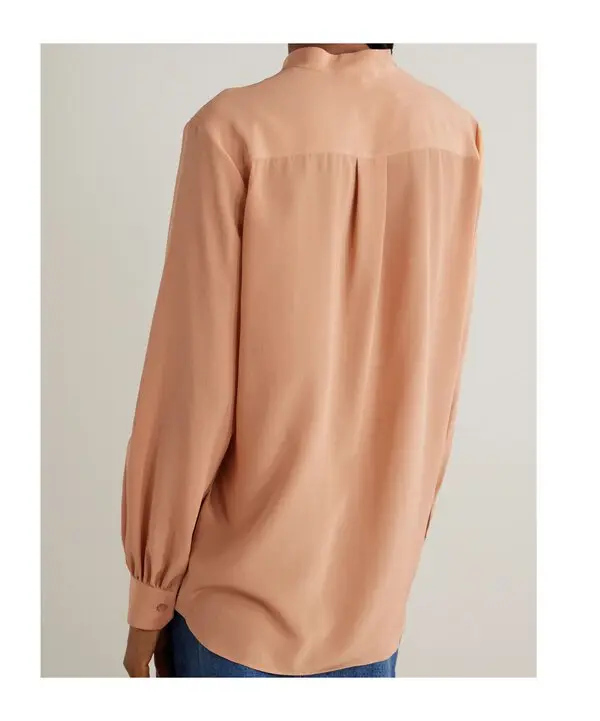 Chloé Long Sleeve Shirt With Pleated Details