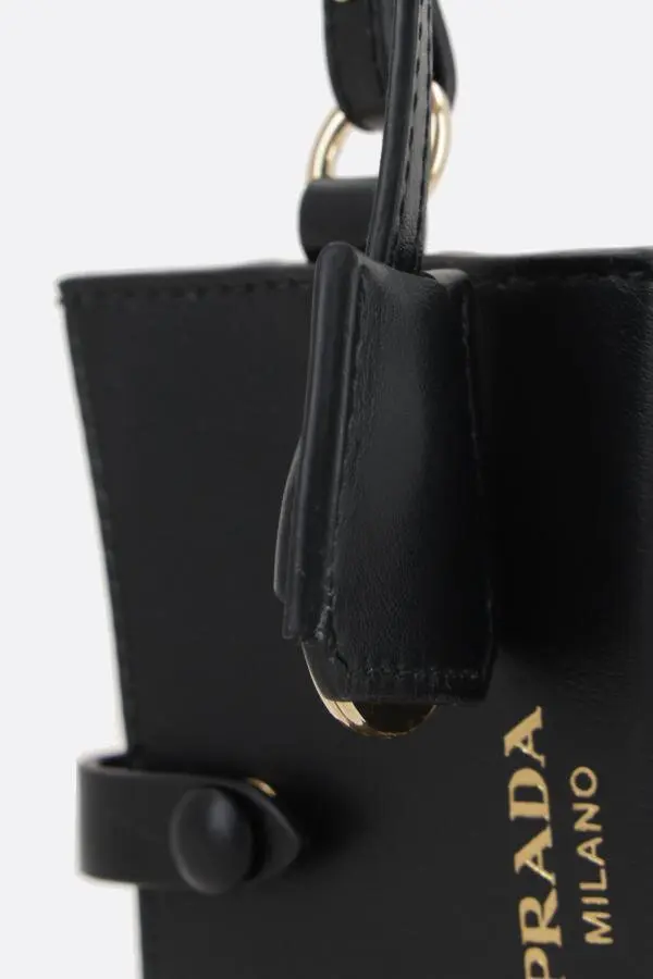 Prada Leather Mirror Case Pendant