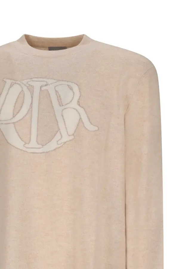Dior Cd" Logo Knit Sweater - No