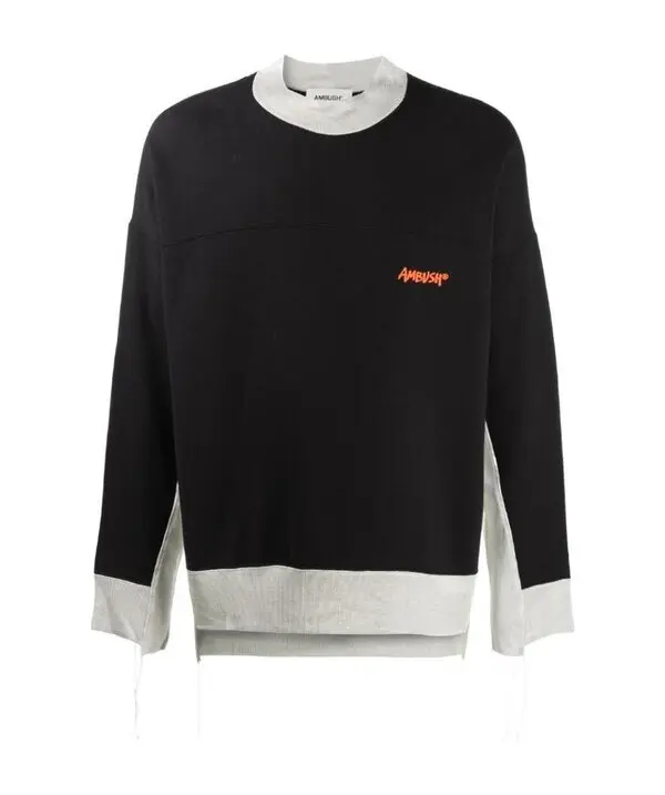 AMBUSH Logo Print Sweatshirt - Black