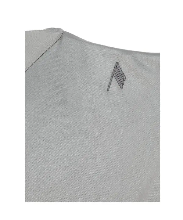 Attico Asymmetric Neck Mini Dress
