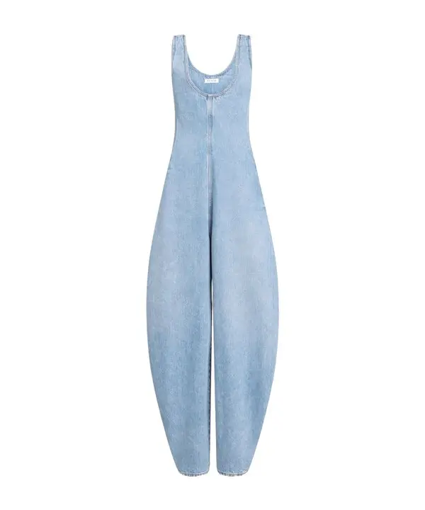 Alaïa Denim Jumpsuit - Light Blue